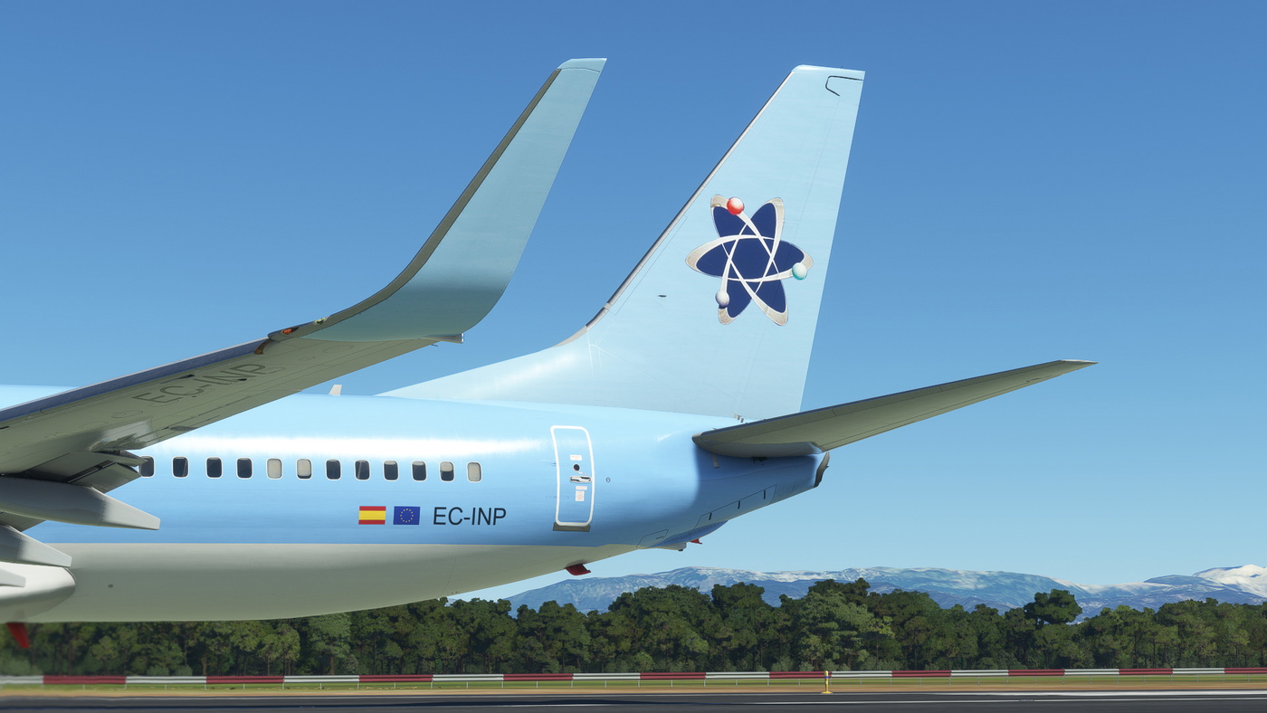 B737-800 Futura International EC-INP (Britannia hybrid) for Microsoft ...