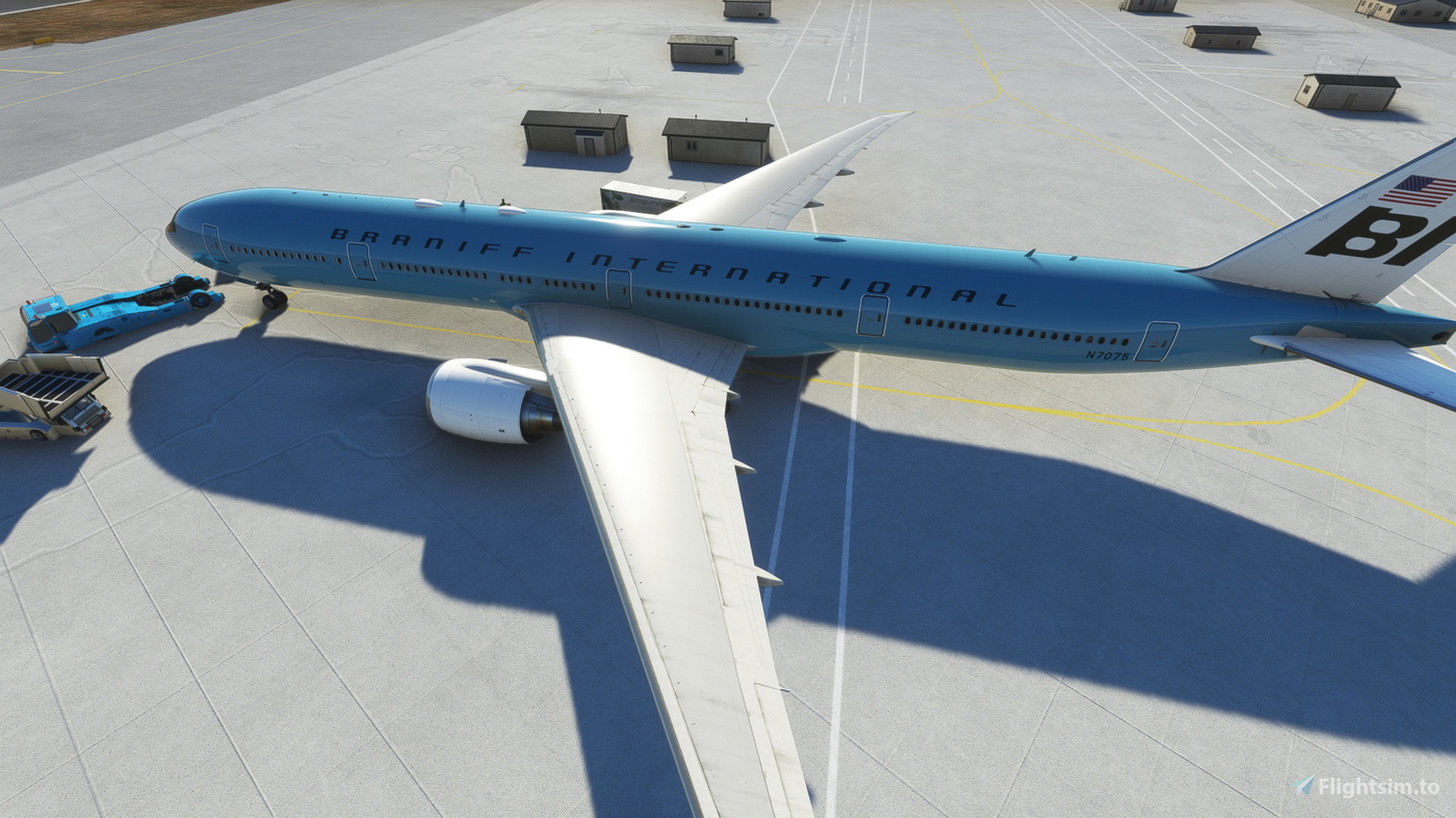 B777-300 BRANIFF (BLUE) for Microsoft Flight Simulator | MSFS