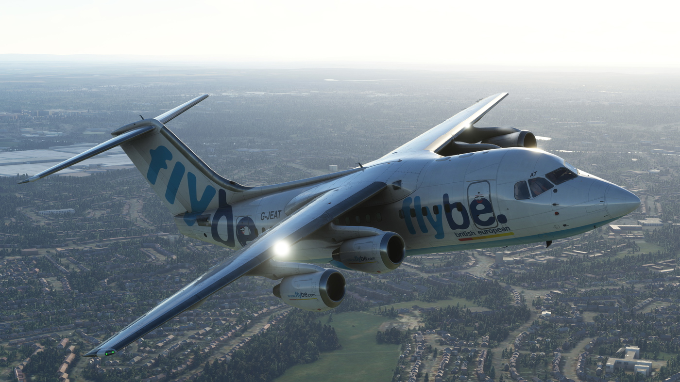 BAe 146-100 Flybe Old G-JEAT for Microsoft Flight Simulator | MSFS