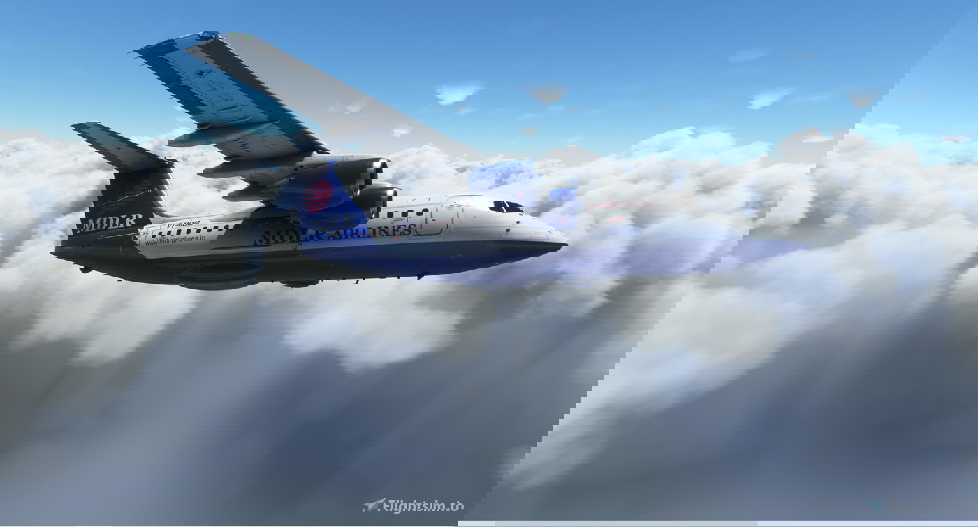 BAe 146-100 MDLR Airlines VT-MDM for Microsoft Flight Simulator | MSFS