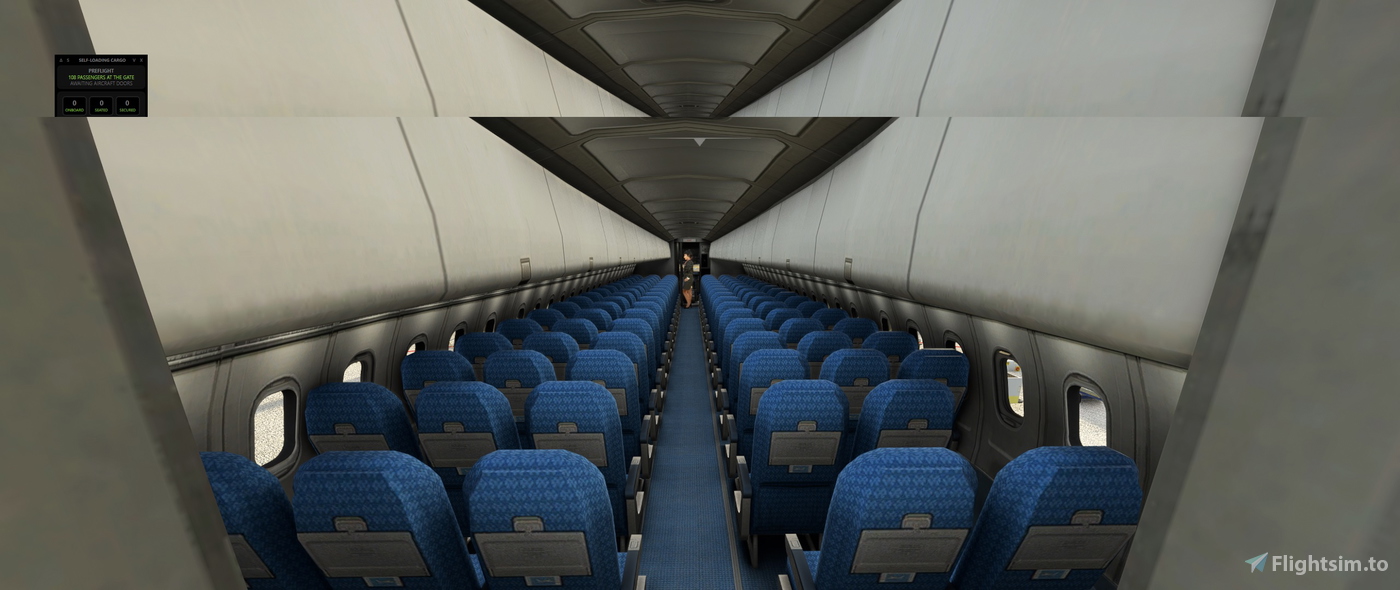 BAe 146-100 SLC Cabin Layout pour Microsoft Flight Simulator | MSFS