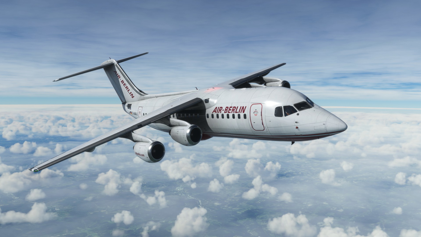 BAe 146-200 Air Berlin D-AMAJ for Microsoft Flight Simulator | MSFS