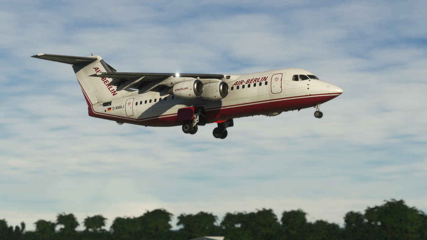 BAe 146-200 Air Berlin D-AMAJ for Microsoft Flight Simulator | MSFS