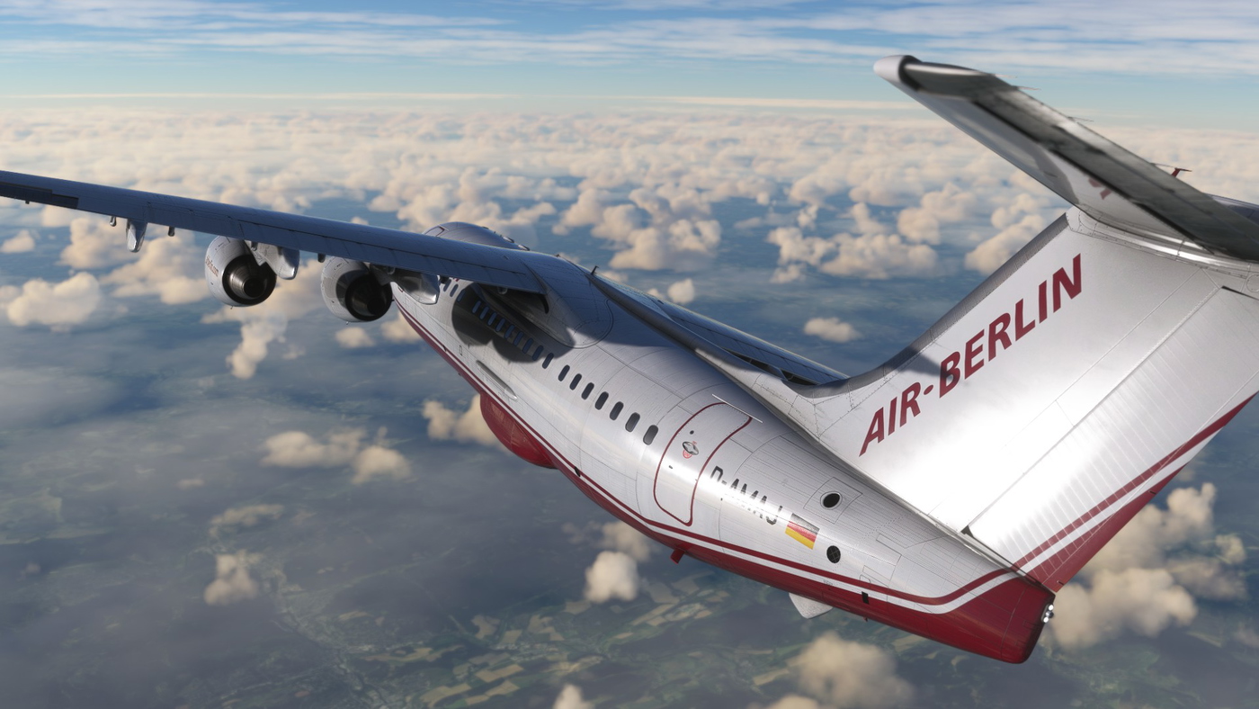 BAe 146-200 Air Berlin D-AMAJ for Microsoft Flight Simulator | MSFS