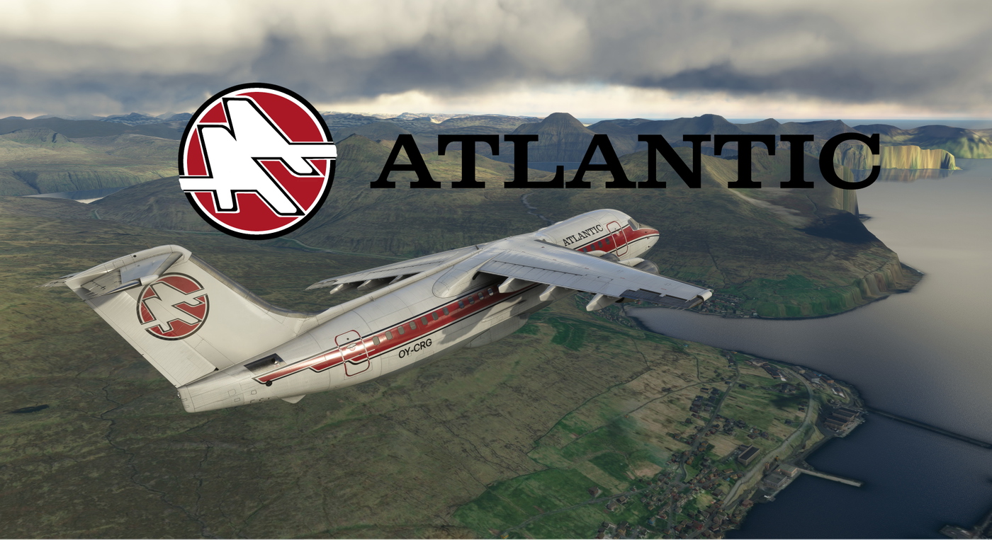 BAe 146-200 Atlantic Airways Classic OY-CRG for Microsoft Flight ...