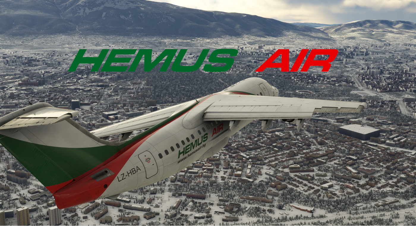 BAe 146-200 Hemus Air LZ-HBA for Microsoft Flight Simulator | MSFS