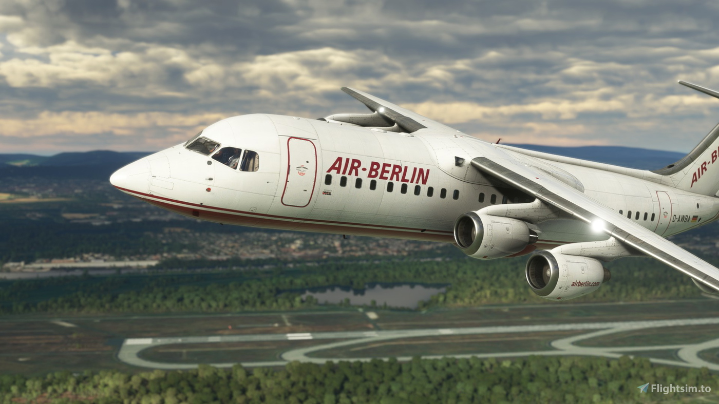 BAe 146-300 Air Berlin D-AWBA for Microsoft Flight Simulator | MSFS