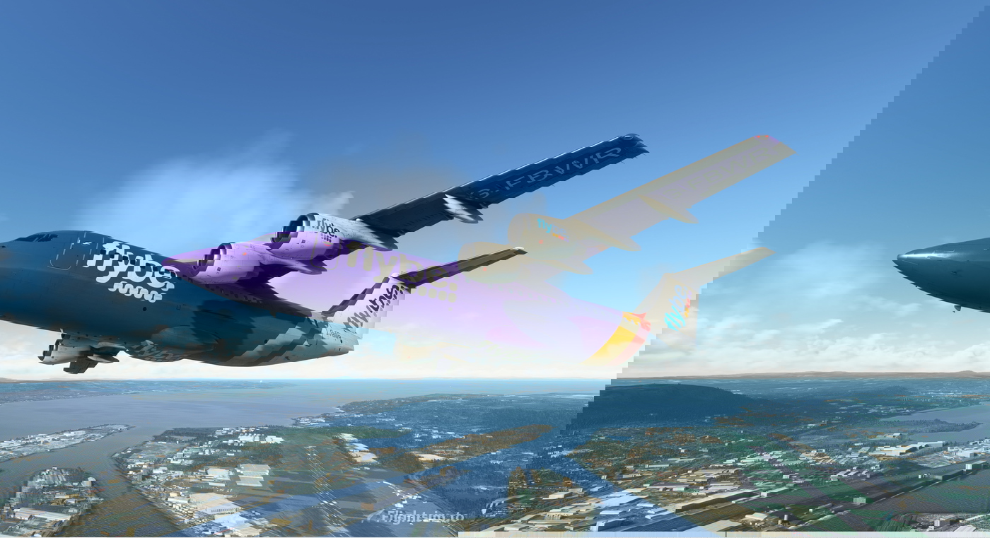 BAe 146-300 Flybe New G-FBWR for Microsoft Flight Simulator | MSFS