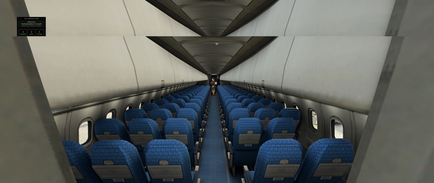 BAe 146-300 SLC Cabin Layout für Microsoft Flight Simulator | MSFS