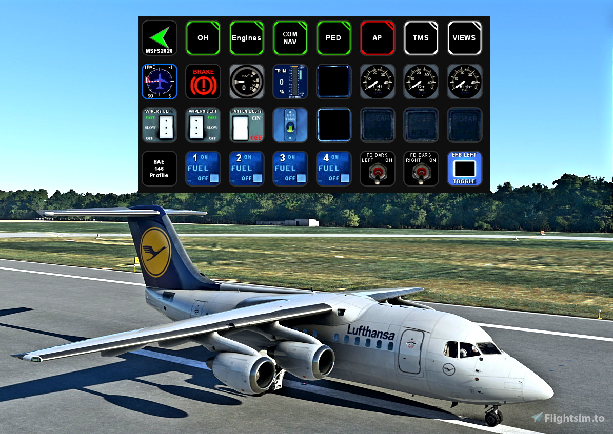 Stream Deck のために Microsoft Flight Simulator Msfs Flightsimto