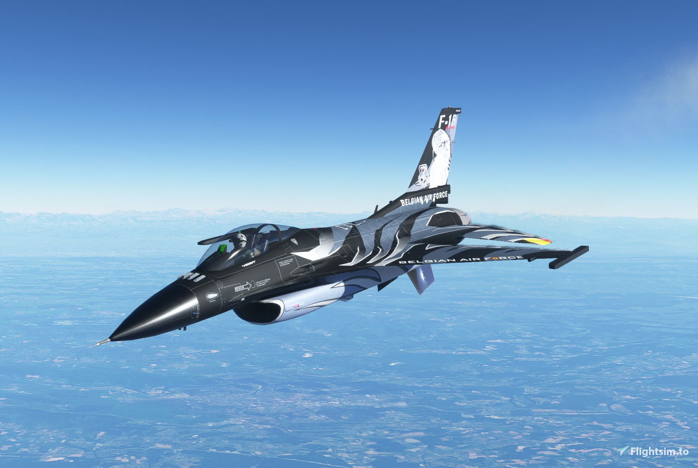 BAF_Dark Falcon Liveries 2018_2019 for Microsoft Flight Simulator | MSFS