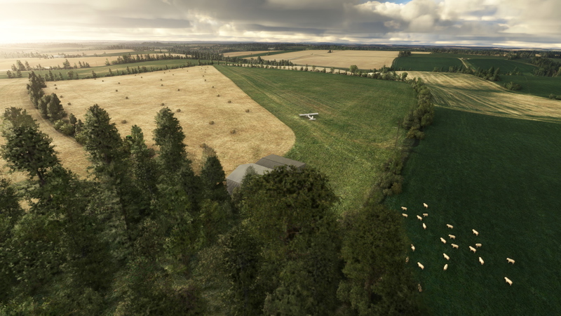Bagber Farm Strip for Microsoft Flight Simulator | MSFS