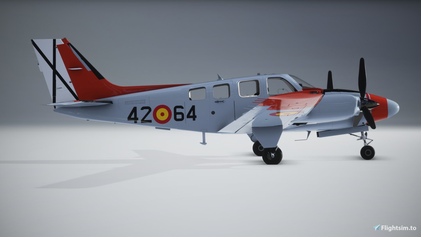 Baron G58 Spanish Air Force for Microsoft Flight Simulator | MSFS