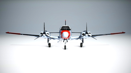 Baron G58 Spanish Air Force for Microsoft Flight Simulator | MSFS