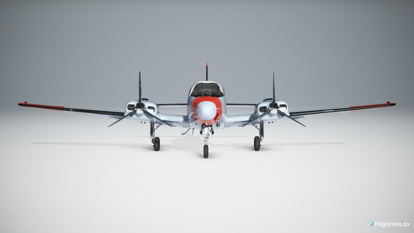 Baron G58 Spanish Air Force for Microsoft Flight Simulator | MSFS