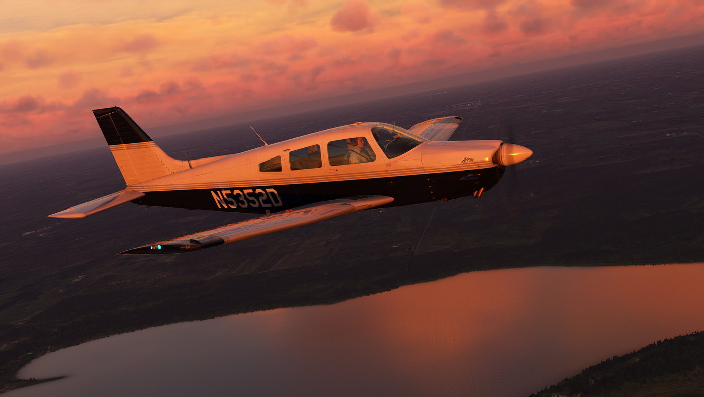Basic Blue Livery for Carenado Piper Arrow III for Microsoft Flight ...