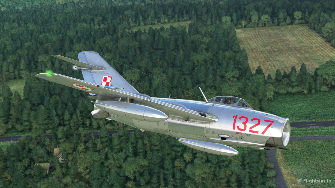 Bear Studios MiG-15Bis / Lim-2 Polish-Air Force red "1327" for ...