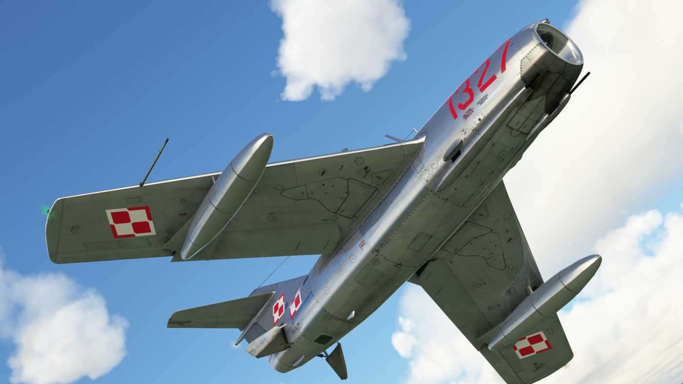 Bear Studios MiG-15Bis / Lim-2 Polish-Air Force red "1327" for ...