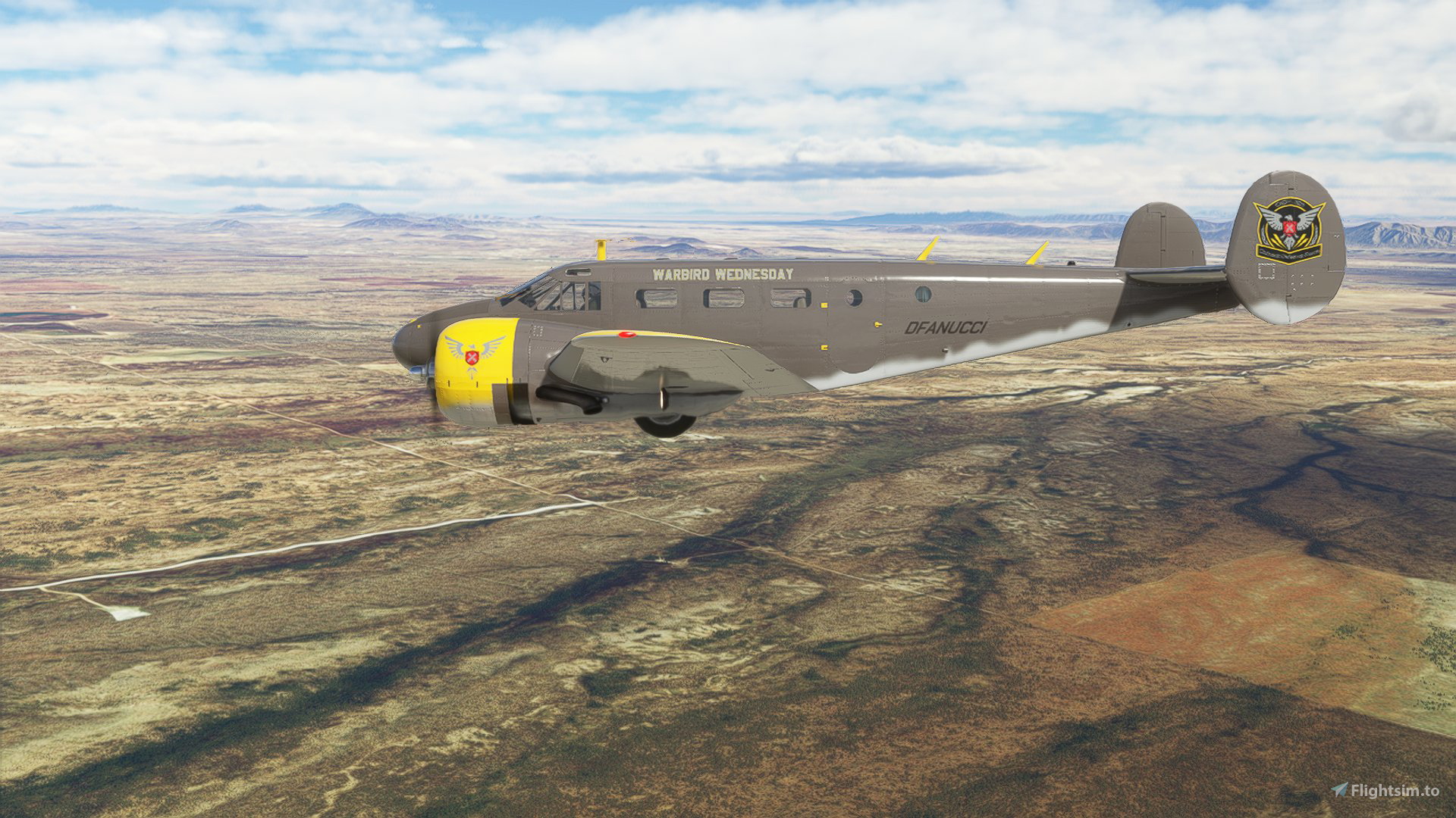 Beechcraft 18 (C45 Expeditor) ODF101 for Microsoft Flight Simulator | MSFS
