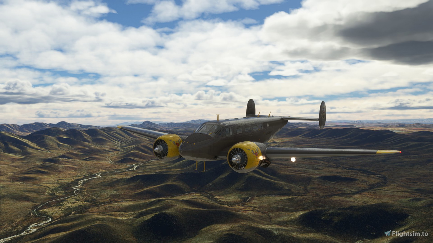 Beechcraft 18 (C45 Expeditor) ODF101 for Microsoft Flight Simulator | MSFS