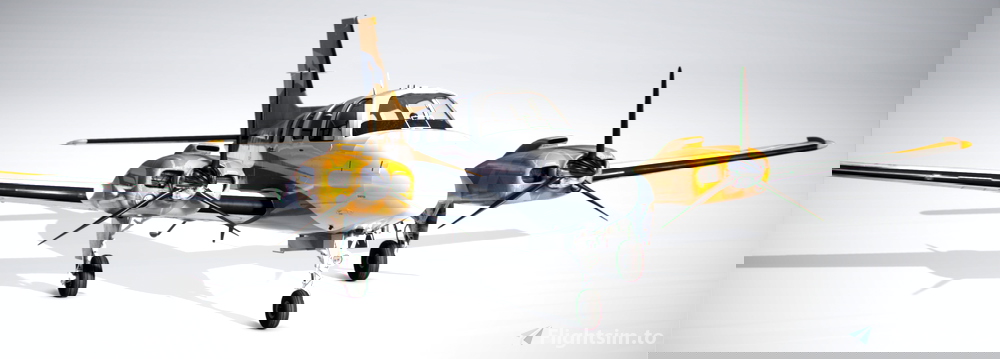 Beechcraft Baron G58 - Gold Virtual Airlines - 10 Years a oldalon. Microsoft Flight Simulator | MSFS