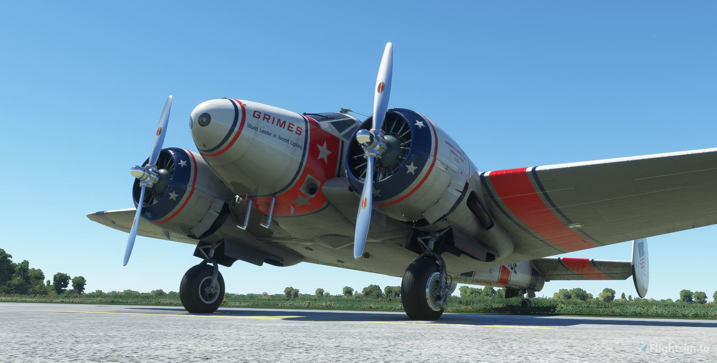 Beechcraft C-45H "Grimes Flying Lab" N8640E" for Microsoft Flight ...