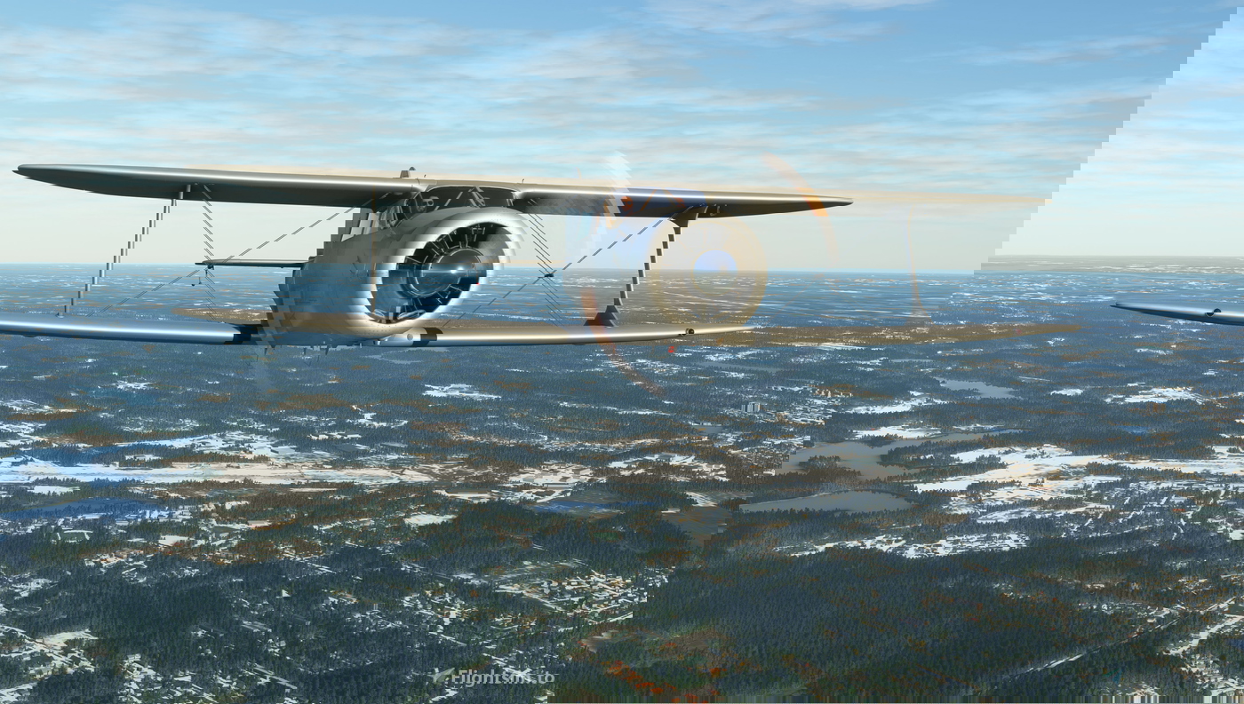 Beechcraft D17 - Finnish Air Force BC-2 - With Beige Interior for ...