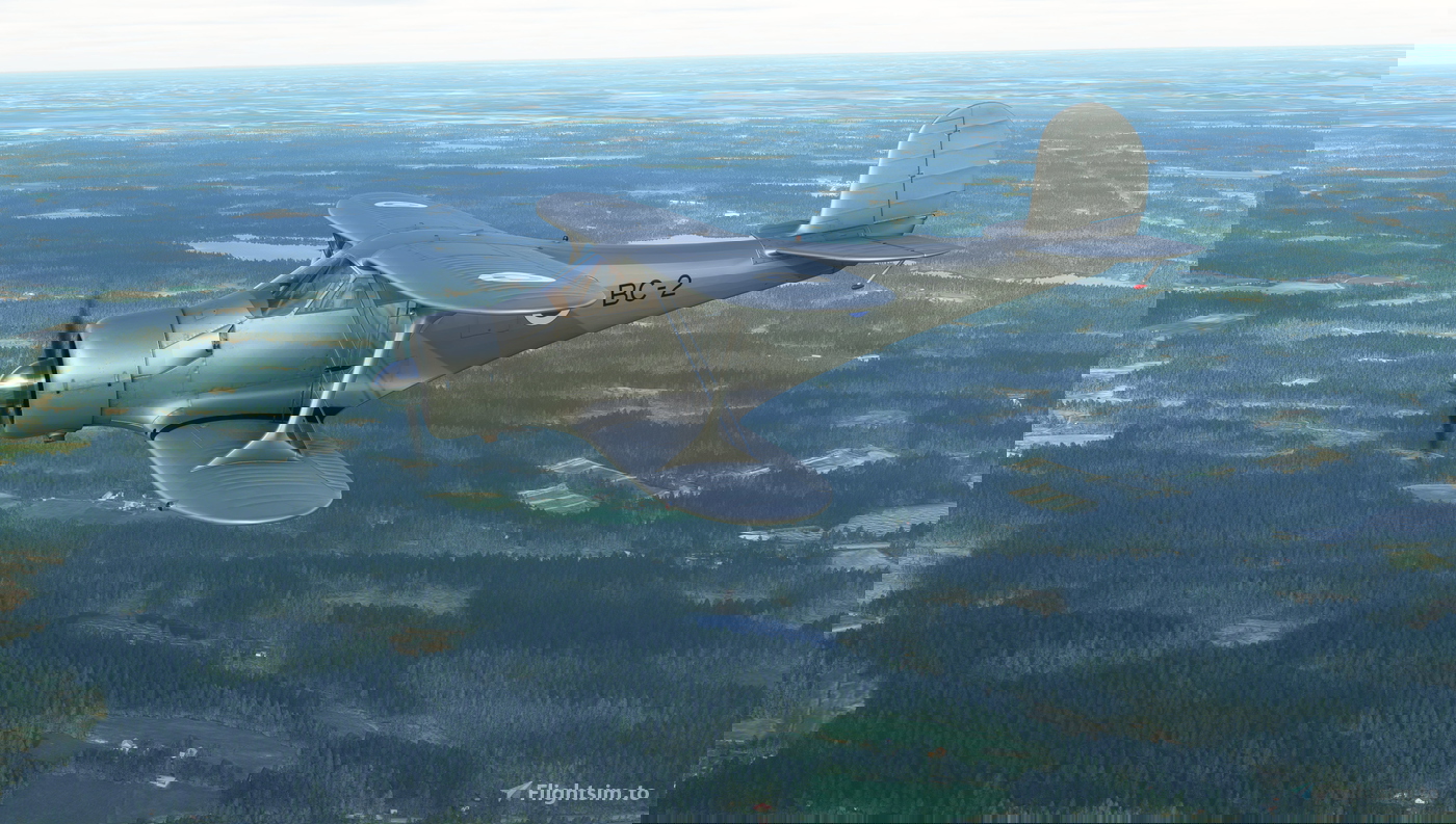 Beechcraft D17 - Finnish Air Force BC-2 - With Beige Interior for ...