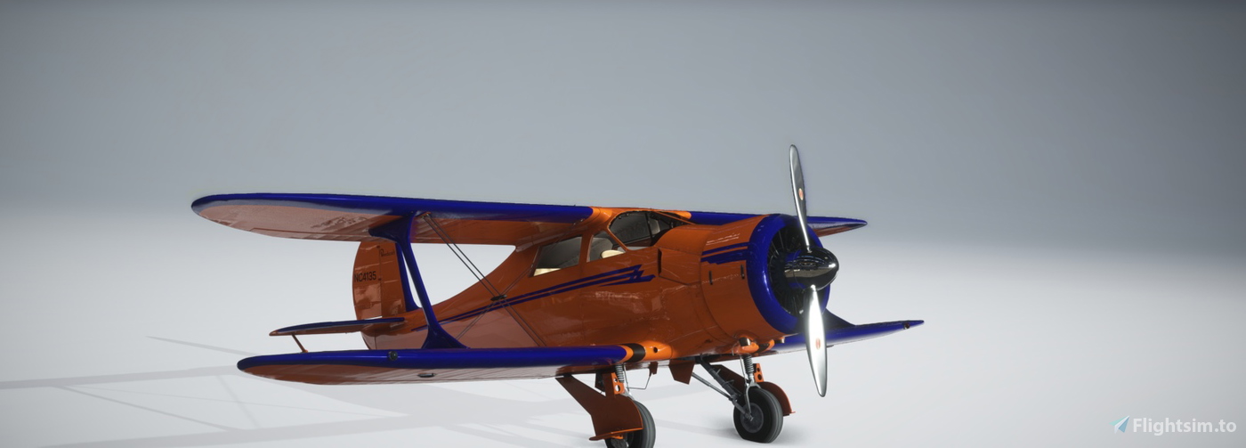 Beechcraft D17 Staggerwing Majesty Line for Microsoft Flight Simulator ...