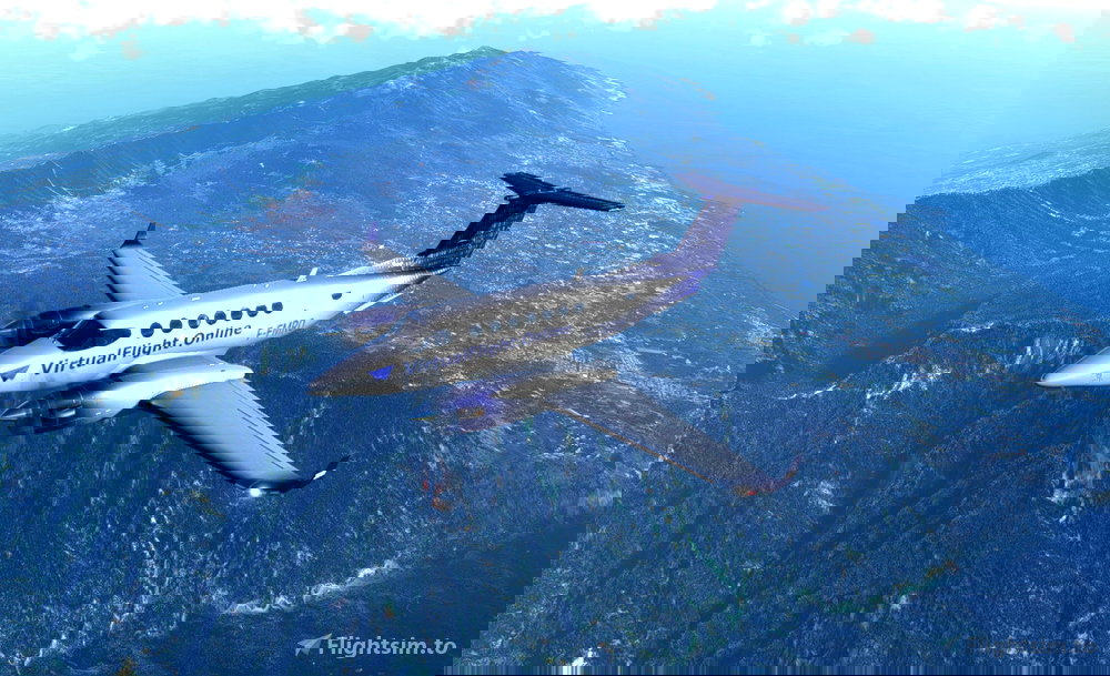 Beechcraft King Air 350i - VirtualFlight.Online Livery for Microsoft Flight Simulator | MSFS