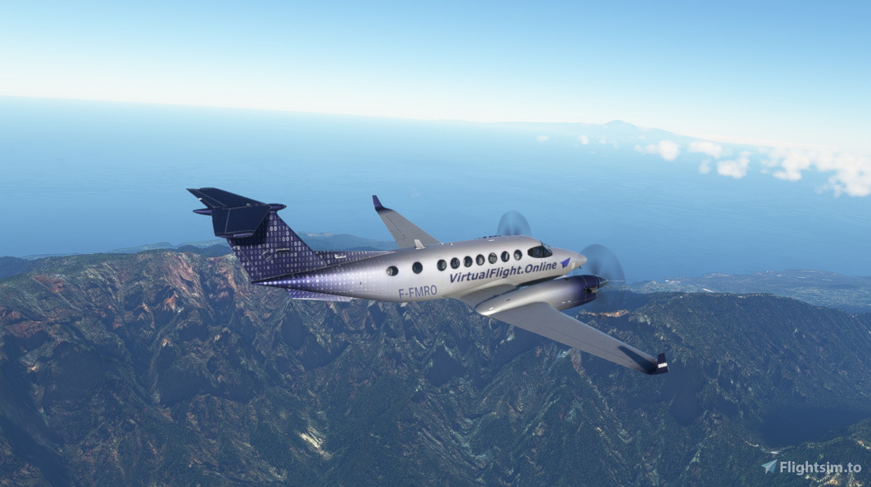 Beechcraft King Air 350i - VirtualFlight.Online Livery for Microsoft Flight Simulator | MSFS