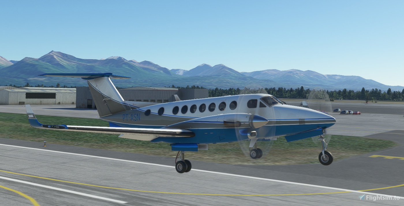 Ayrton Senna’s King Air PT-ASN Asobo and Black Square versions for ...