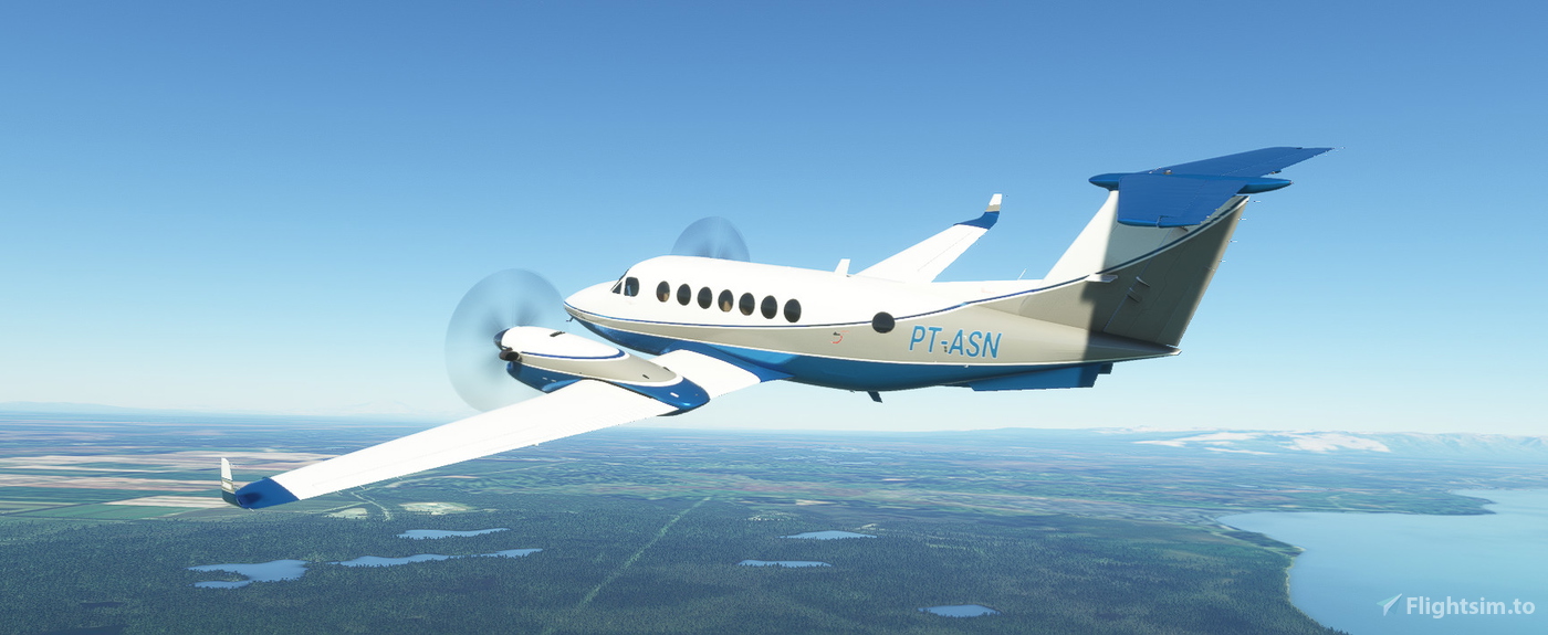 Ayrton Senna’s King Air PT-ASN Asobo and Black Square versions for ...