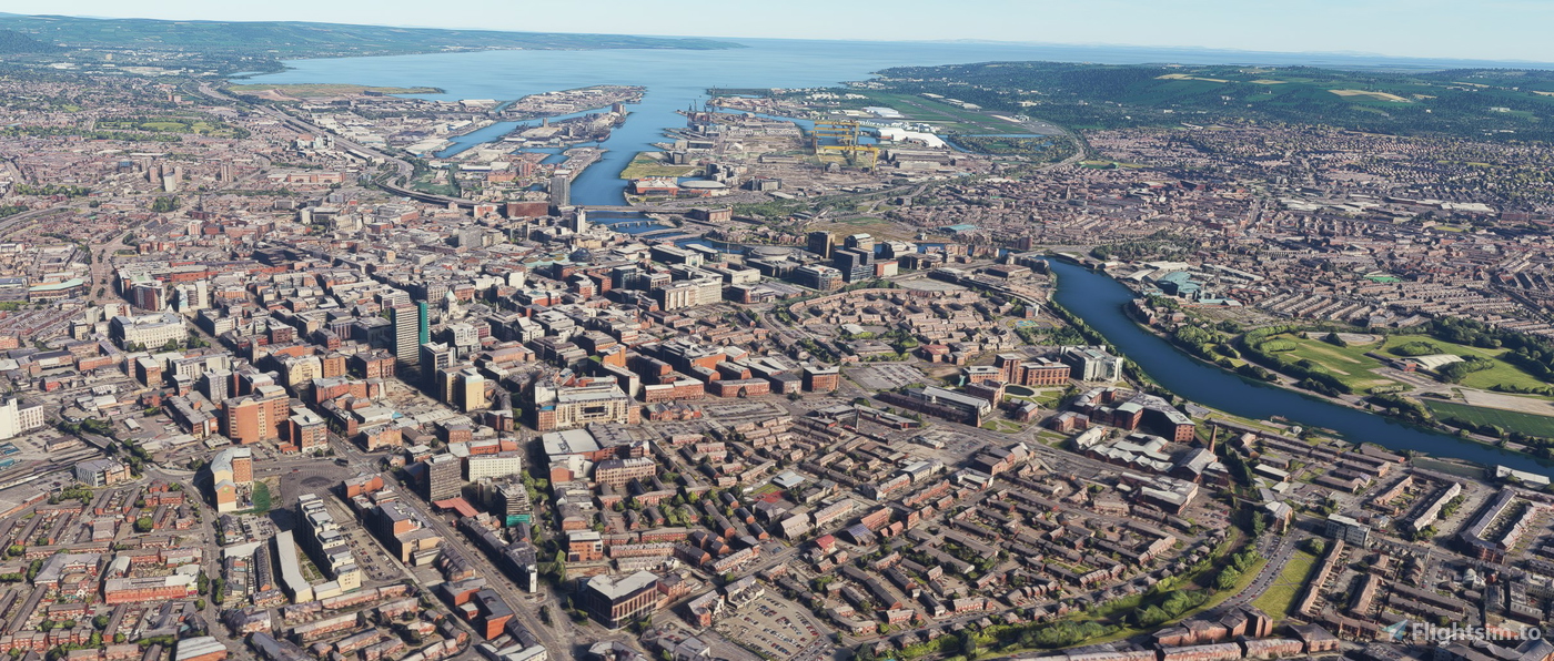Belfast Mega Pack 1 - United Kingdom for Microsoft Flight Simulator | MSFS
