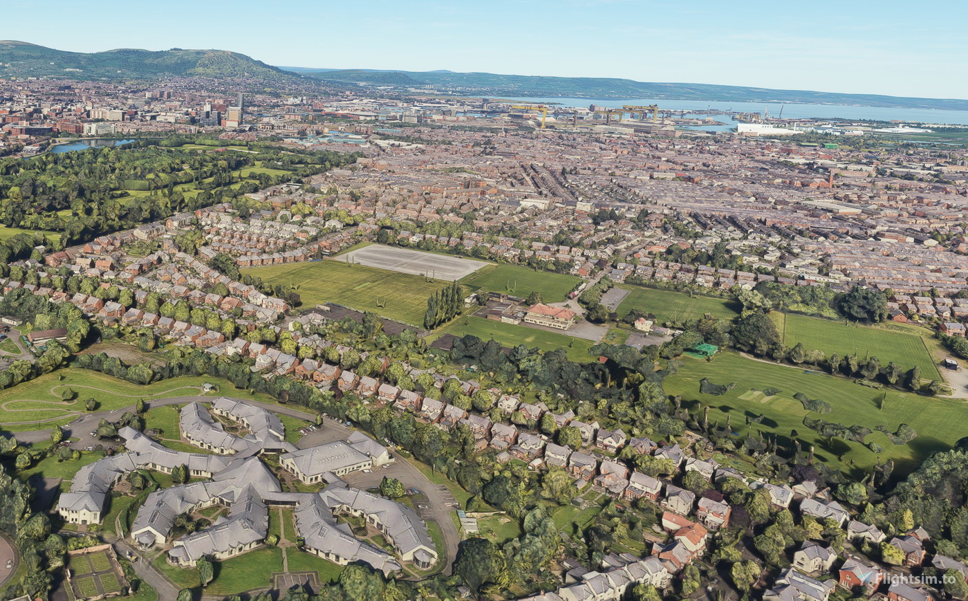 Belfast Mega Pack 1 - United Kingdom for Microsoft Flight Simulator | MSFS