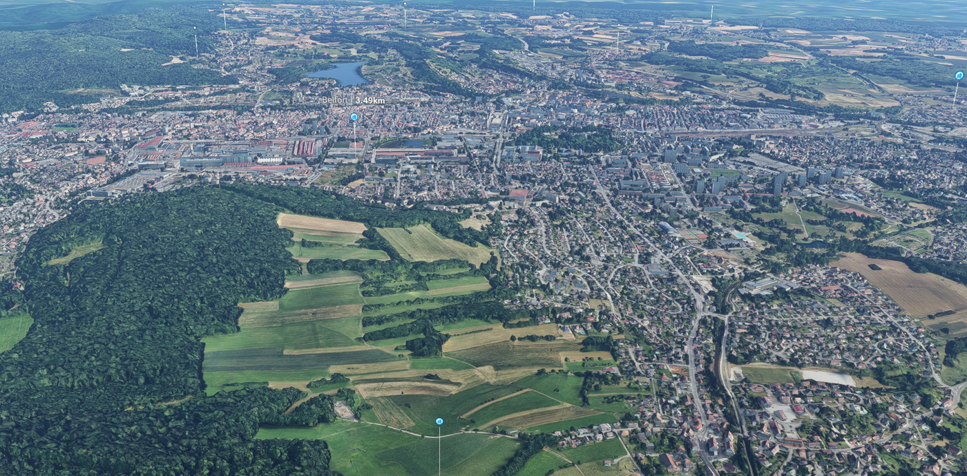 Belfort, Territoire de Belfort, France for Microsoft Flight Simulator ...