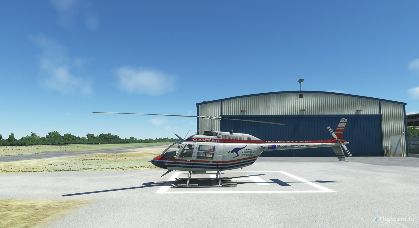 Bell 206 CowanSim VH-DIC Solo Around the World for Microsoft Flight ...