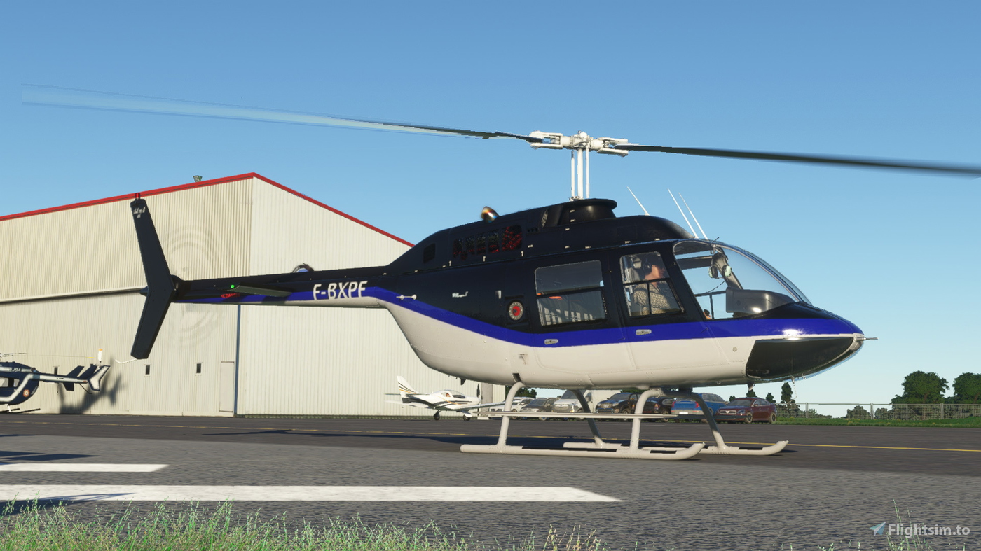 Bell 206 F-BXPF Occitanie Hélicoptère for Microsoft Flight Simulator | MSFS