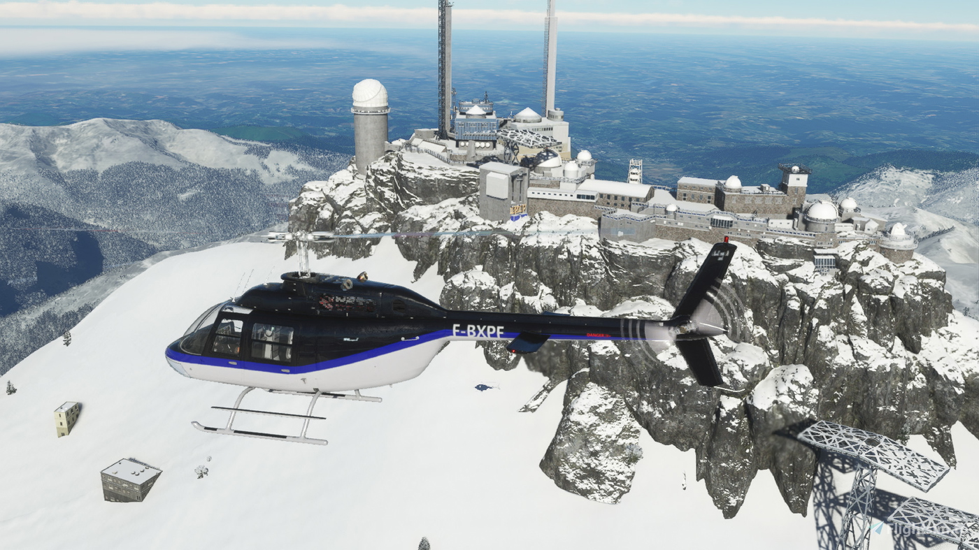 Bell 206 F-BXPF Occitanie Hélicoptère for Microsoft Flight Simulator | MSFS