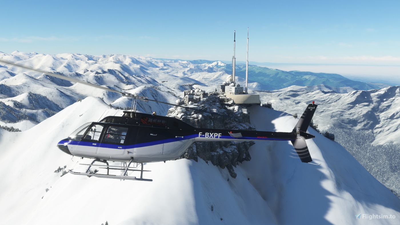Bell 206 F-BXPF Occitanie Hélicoptère pour Microsoft Flight Simulator ...