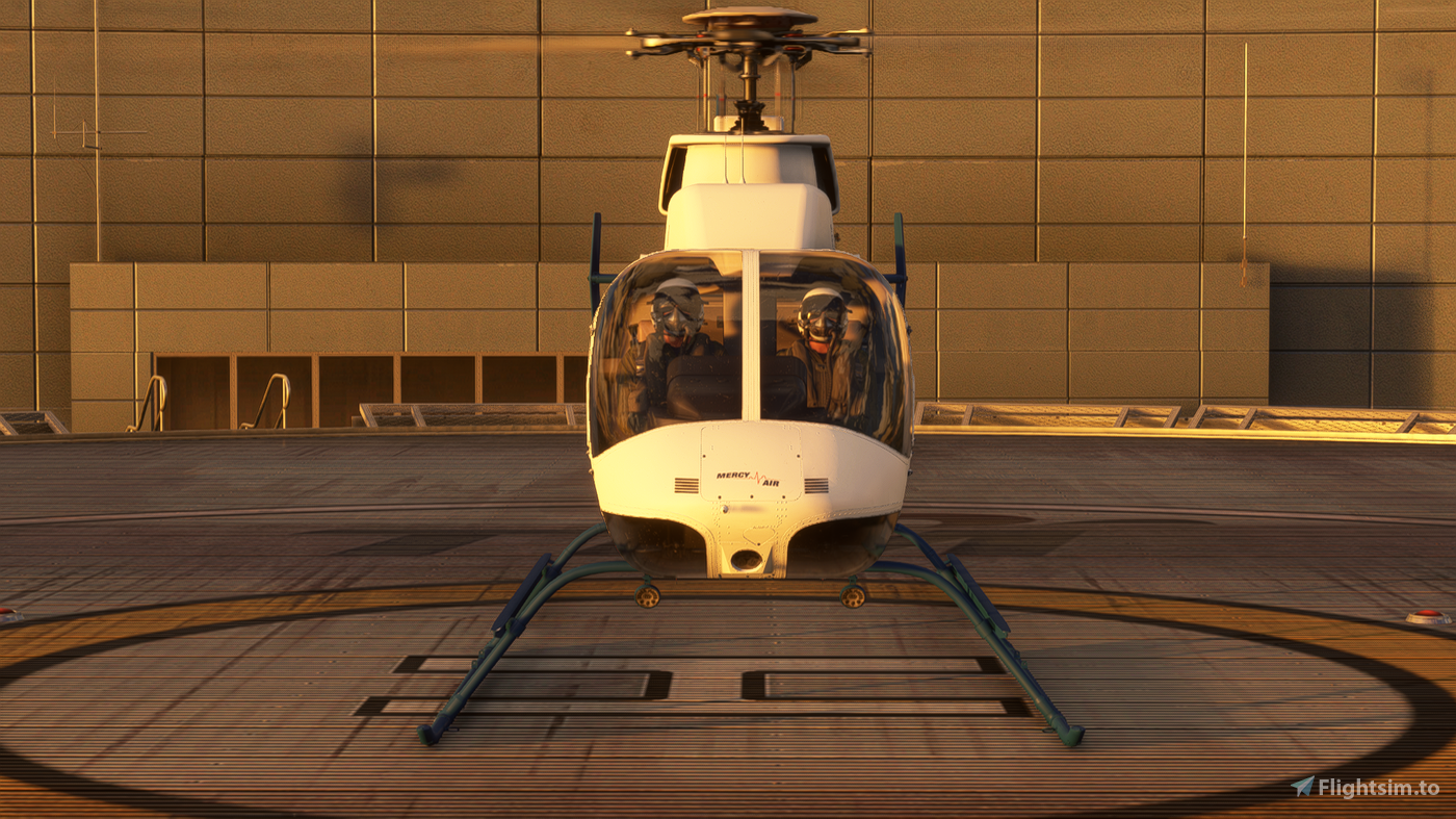 Bell 407 Air Methods Mercy Air N150AM for Microsoft Flight Simulator | MSFS