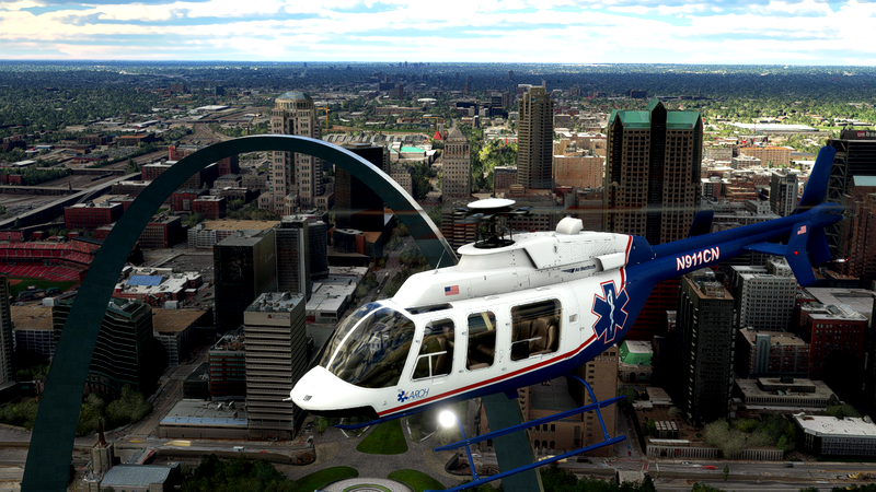 Bell 407 Air Methods N911CN (St.Louis Area) for Microsoft Flight ...