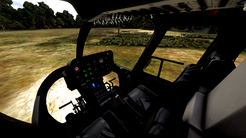 Bell 407 - Black Dashboard for Microsoft Flight Simulator | MSFS