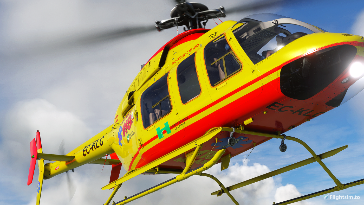 Bell 407 - EC-KLC - Fictional (4K) for Microsoft Flight Simulator | MSFS
