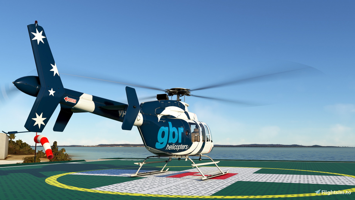 Bell 407 GBR Helicopters for Microsoft Flight Simulator | MSFS