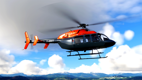 Bell 407 - D-HMFF - 4K for Microsoft Flight Simulator | MSFS