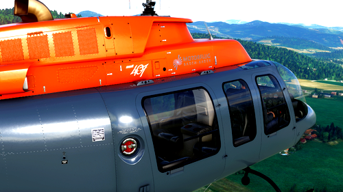 Bell 407 - D-HMFF - 4K for Microsoft Flight Simulator | MSFS