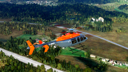Bell 407 - D-HMFF - 4K for Microsoft Flight Simulator | MSFS