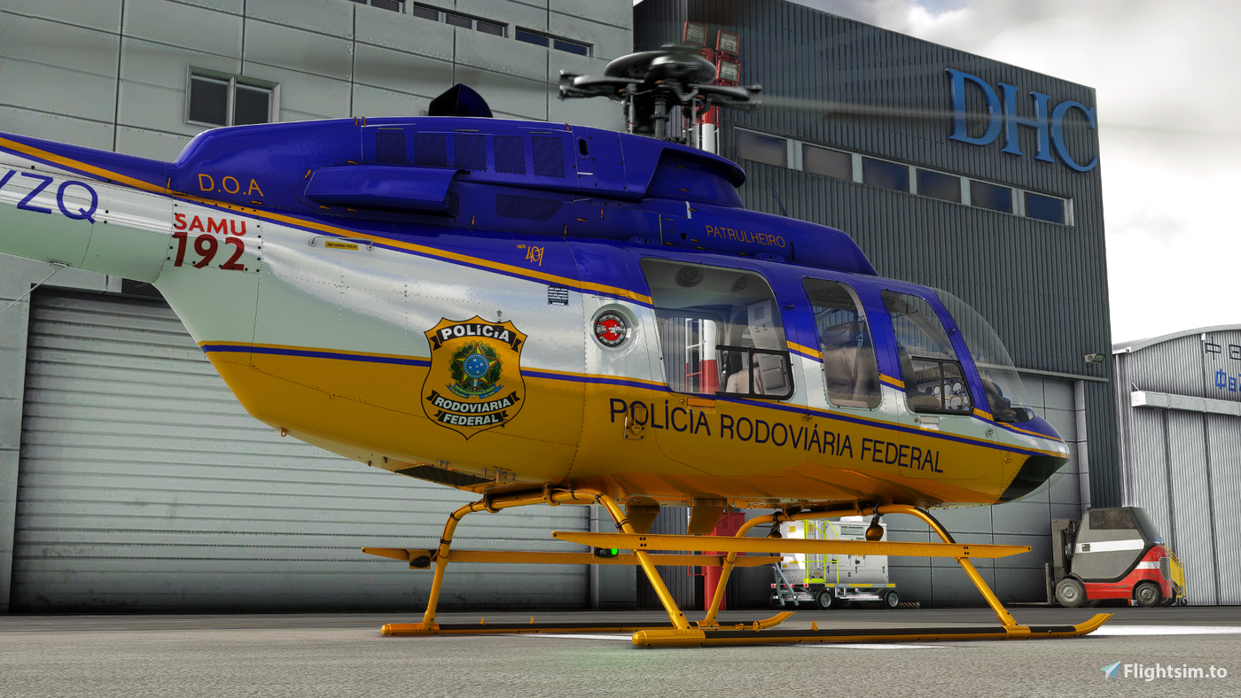 Bell 407 PRF - PT-YZQ (v1.0) 4K for Microsoft Flight Simulator | MSFS