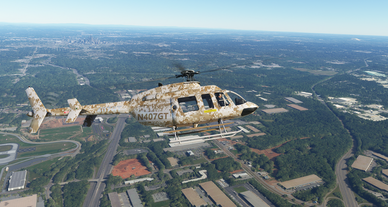 Bell 407GT Experimental Military Helicopter for Microsoft Flight ...